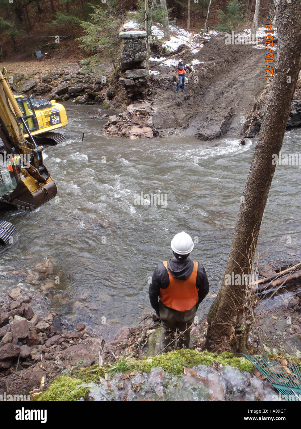 usfwsnortheast 15894708197 Spillway removal at the Fall River Dam, Gill ...