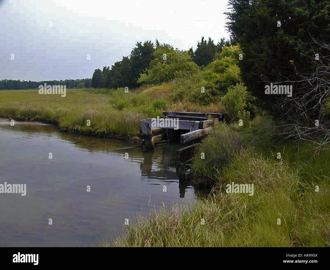 The Round Hill Culvert in Dartmouth, Massachusetts, is part of ...