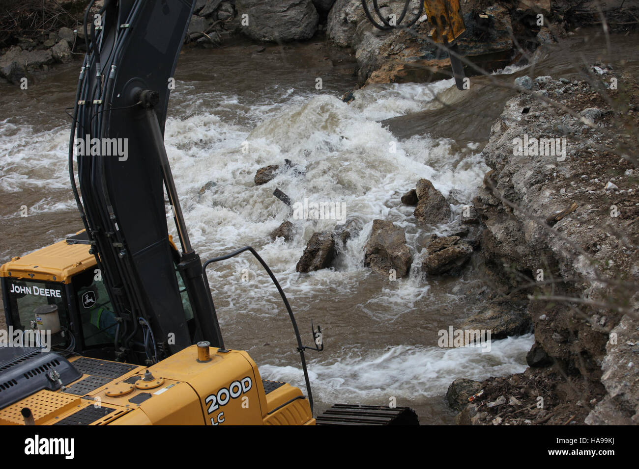 The U.S. Fish and Wildlife Service led the Marion Ice Dam removal ...