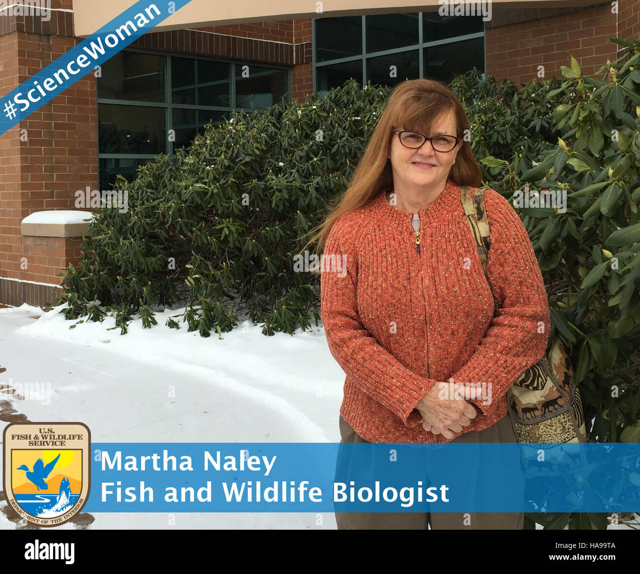usfwsnortheast 16670210246 Martha Naley, #ScienceWoman Stock Photo - Alamy