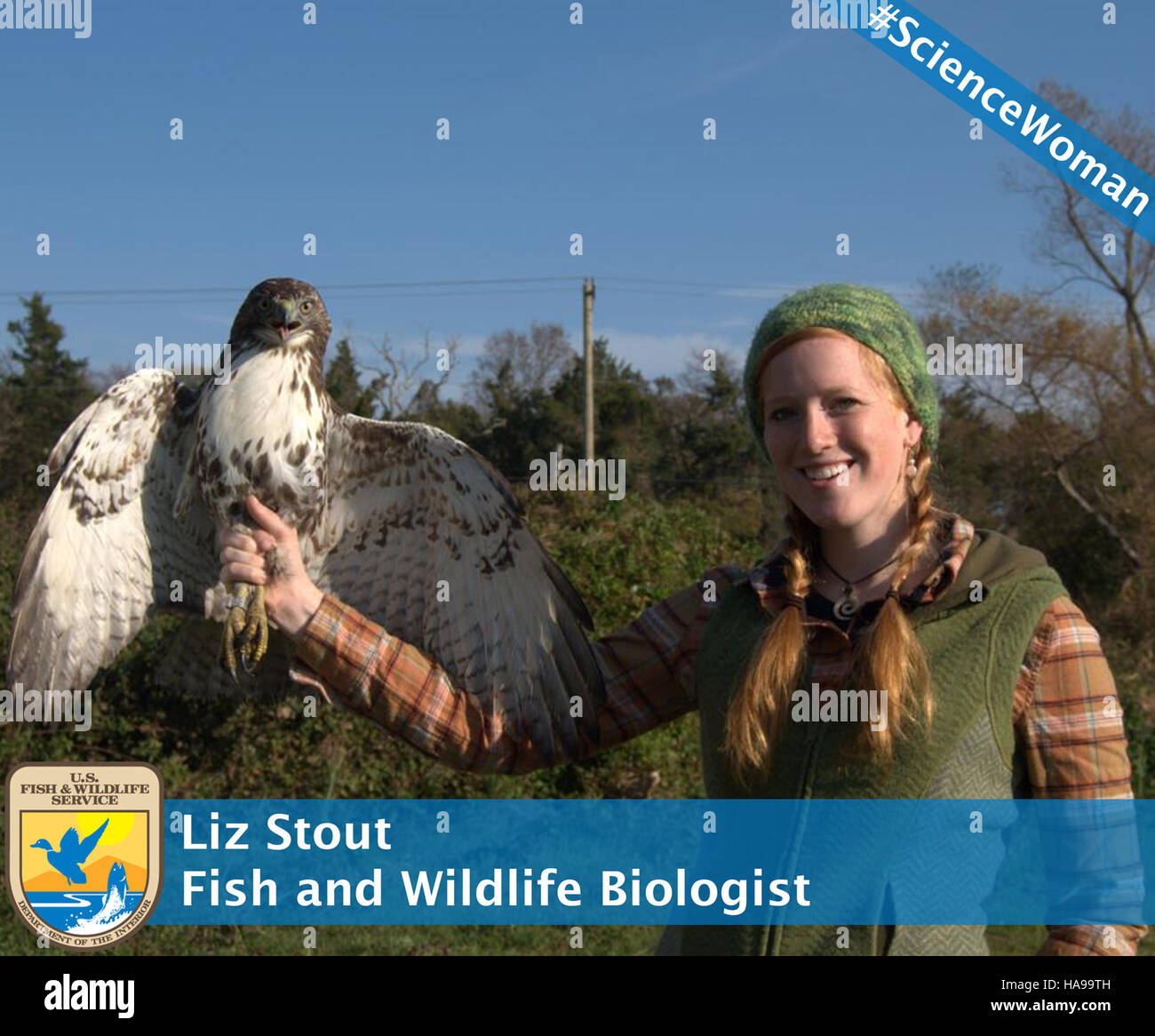 Liz Stout, known as #ScienceWoman, is celebrated for her contributions ...