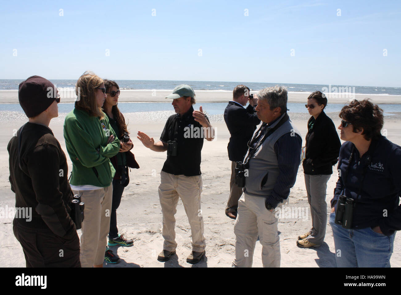USFWS Northeast Regional Director Wendi Weber leads a tour of the Stone ...