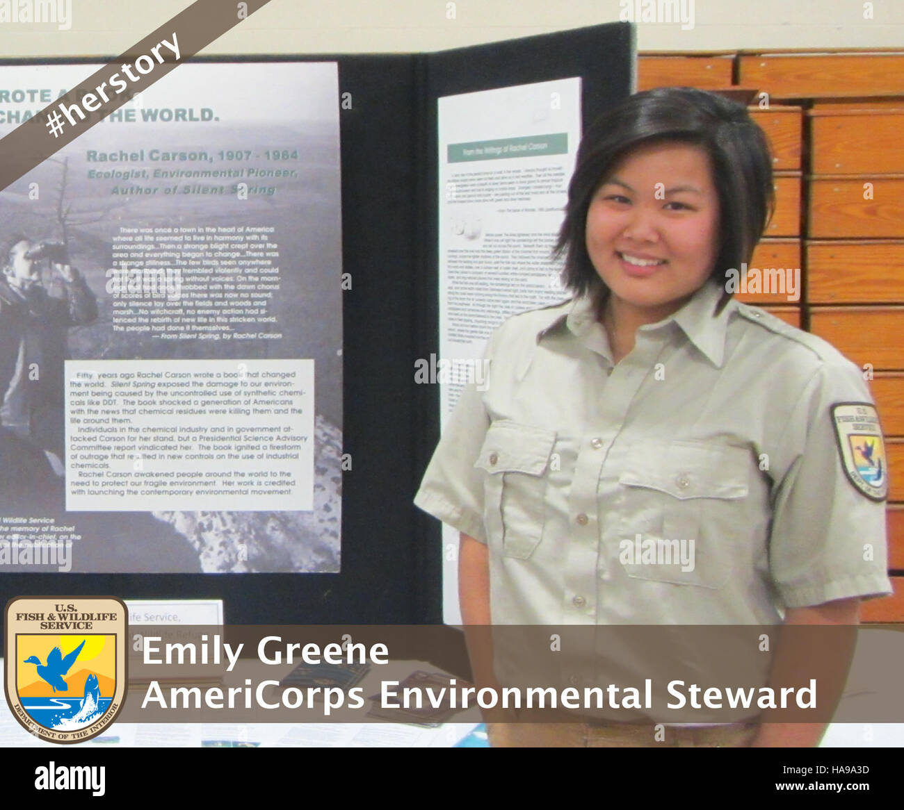 usfwsnortheast 25621483095 Emily Greene, #herstory Stock Photo - Alamy