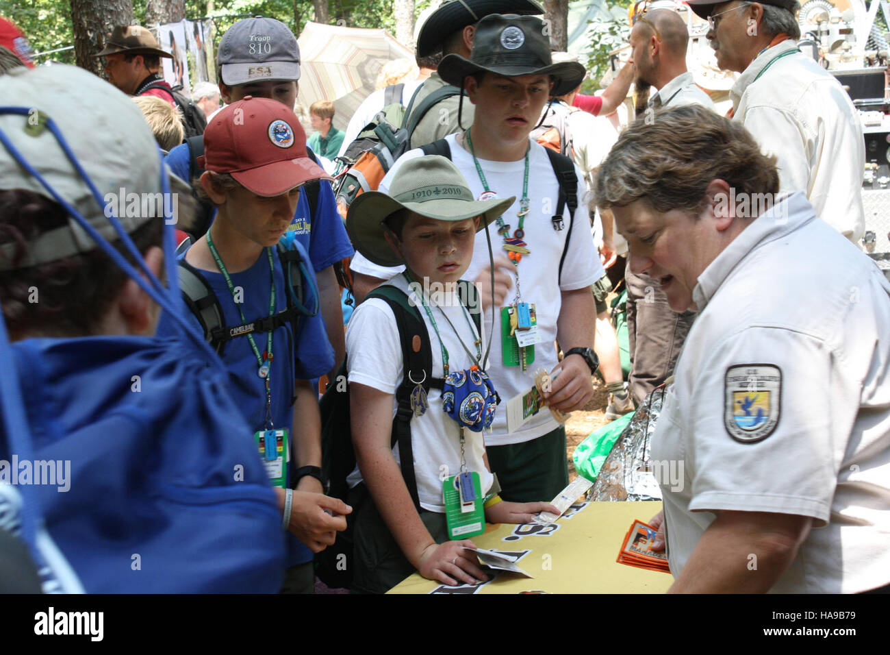 The 2010 Boy Scout Jamboree was held at a national park, bringing ...