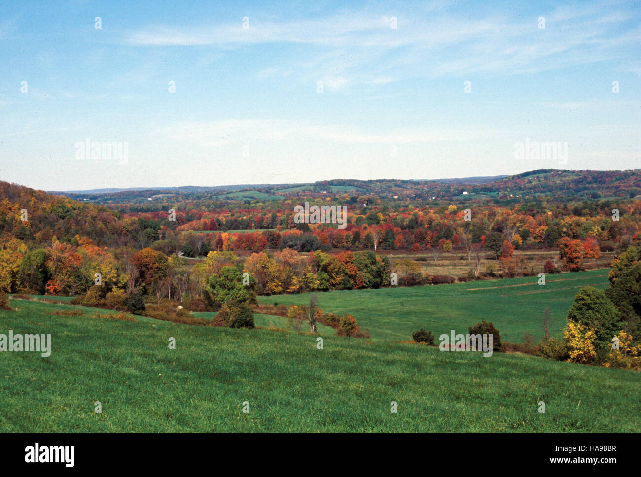 A photo of the Wallkill River National Wildlife Refuge during fall. The ...