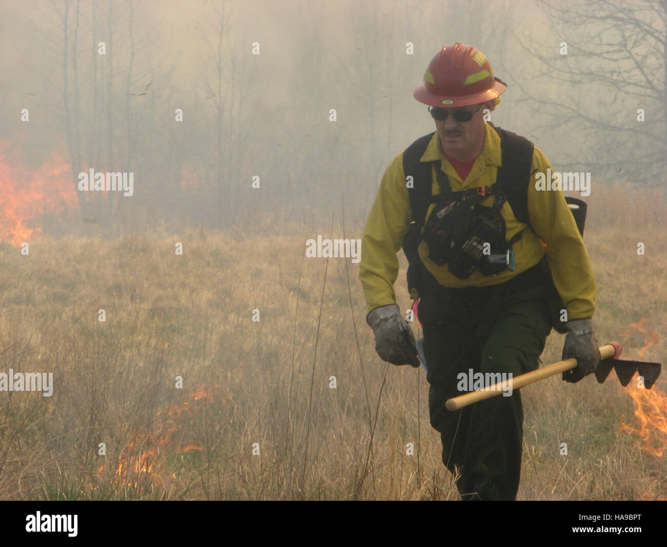 The role of a 'Burn Boss' in national park management, specifically in the context of controlled ...