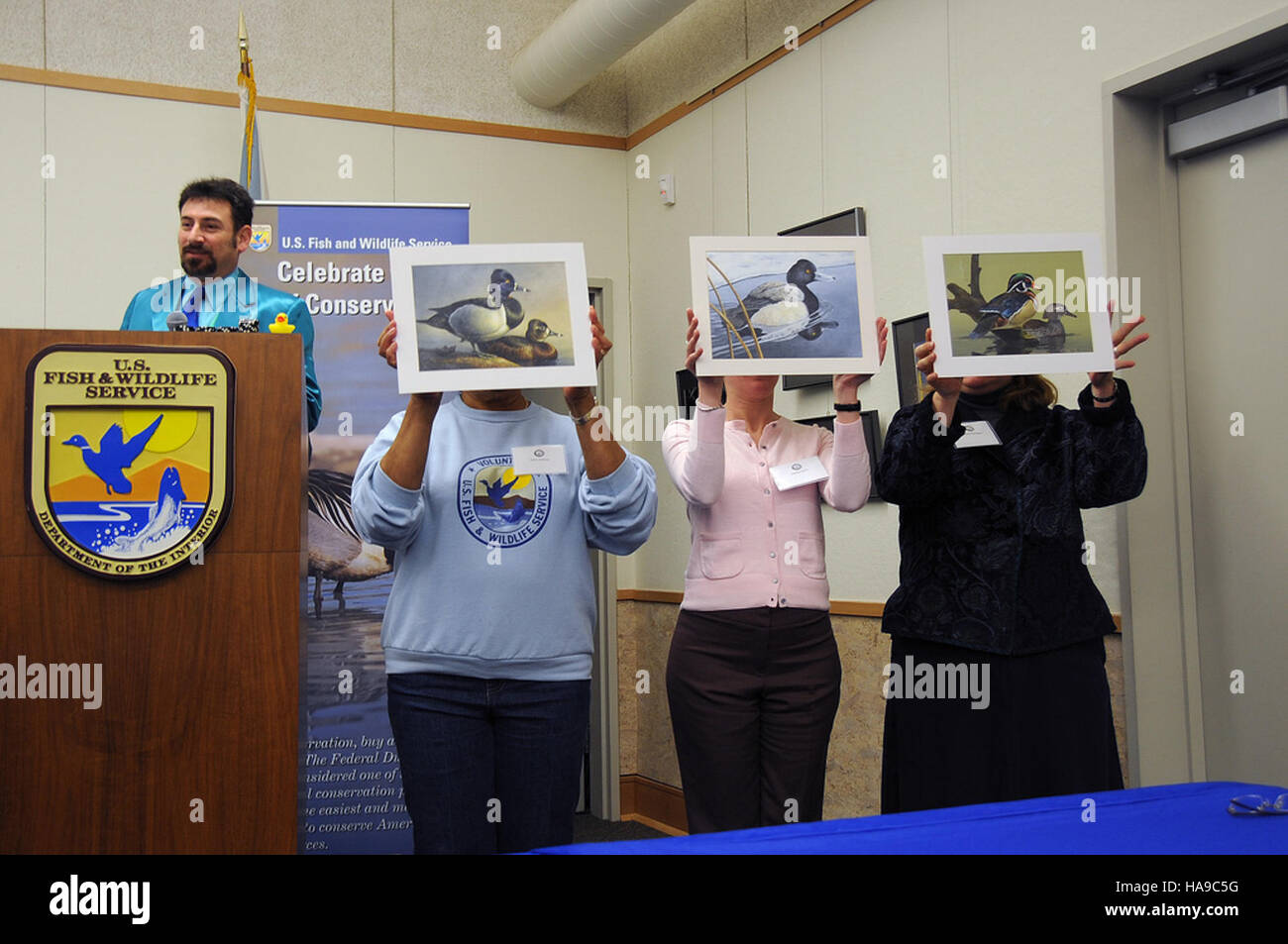 The 2011 National Junior Duck Stamp Contest winners were celebrated for ...
