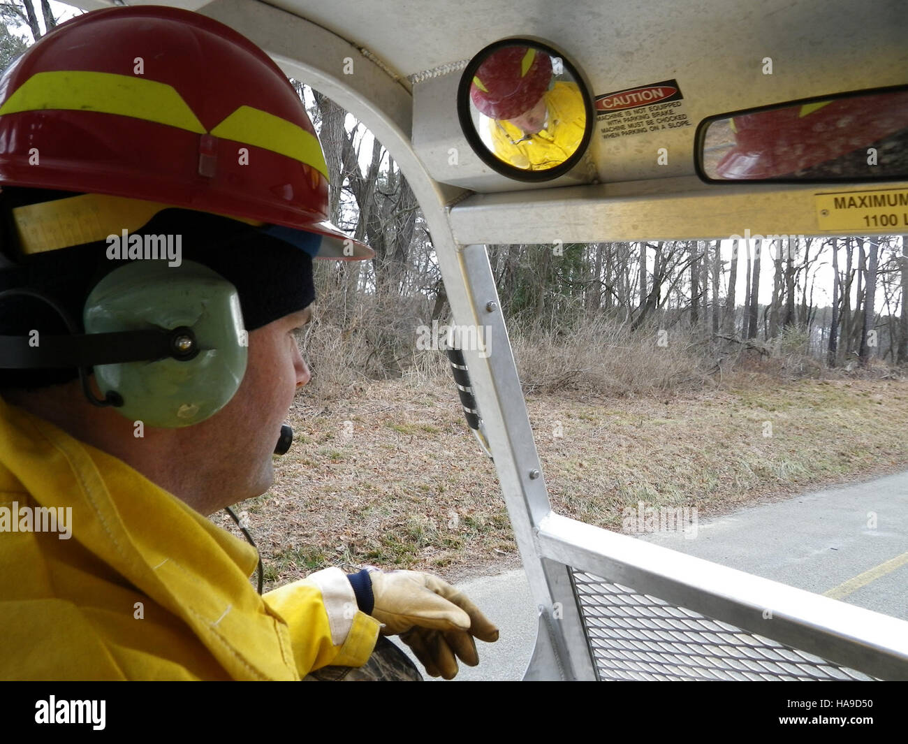 Inside the Marshmaster, a specialized vehicle used for wetland ...