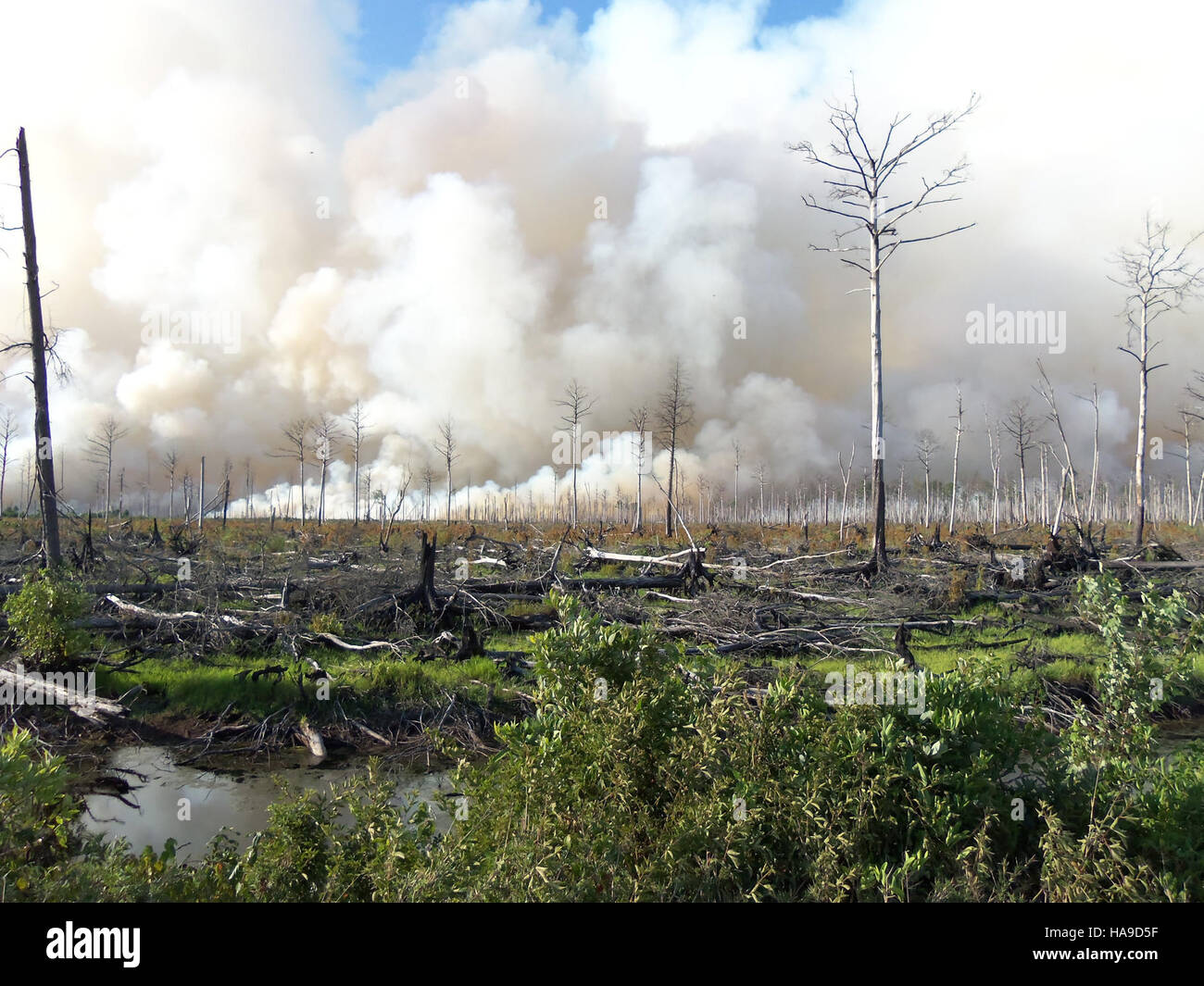 The Lateral West Wildfire, impacting areas within national parks and ...