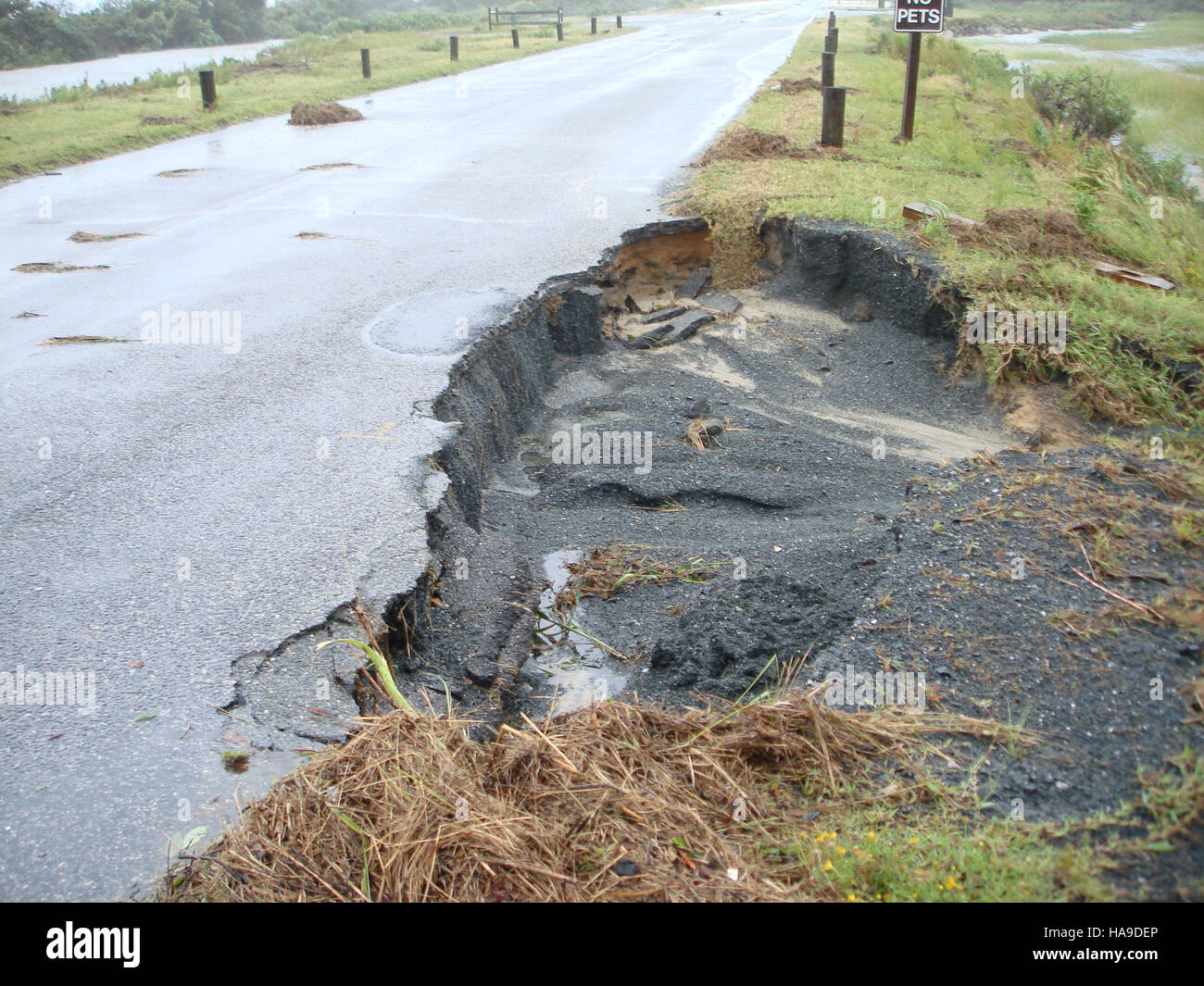 This image illustrates the impact of erosion on a national park's ...