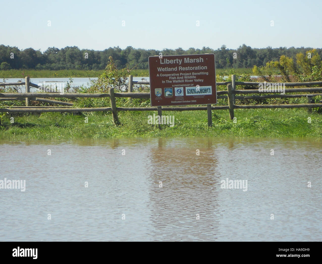 Flooding at Wallkill River National Wildlife Refuge is documented ...