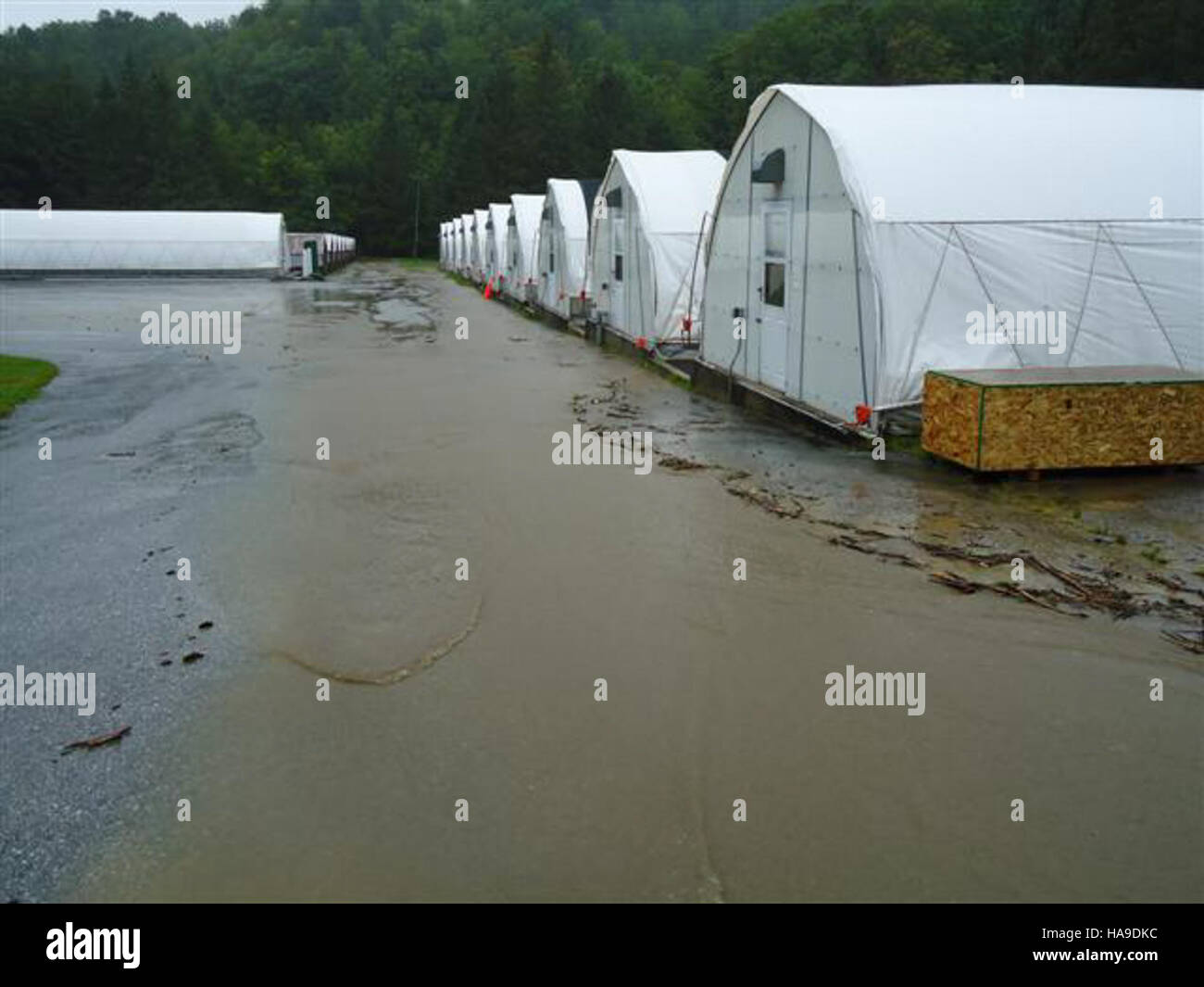 Storm damage has affected the Eisenhower National Fish Hatchery in ...