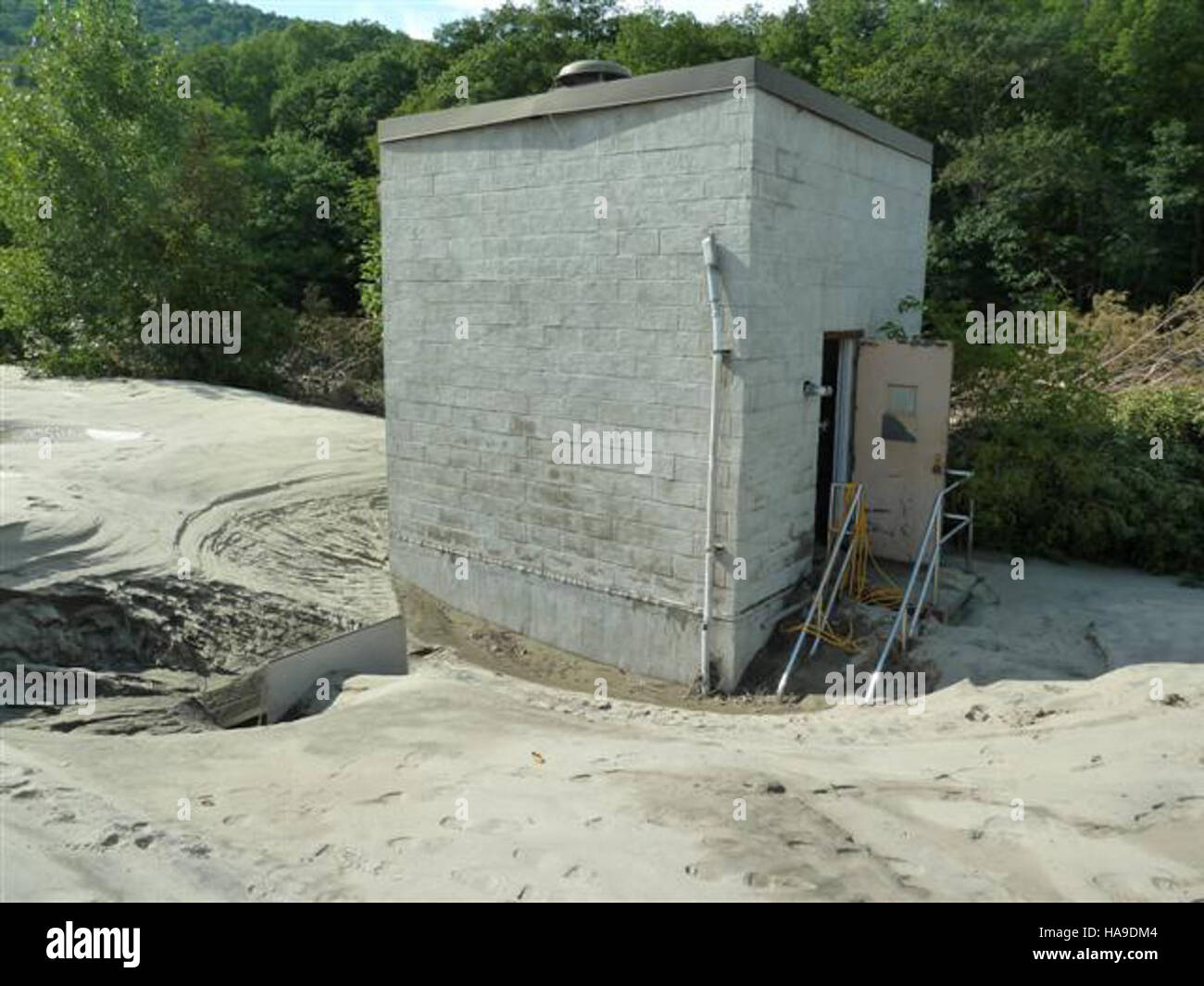 Damage to the White River National Fish Hatchery (NFH) in Bethel ...
