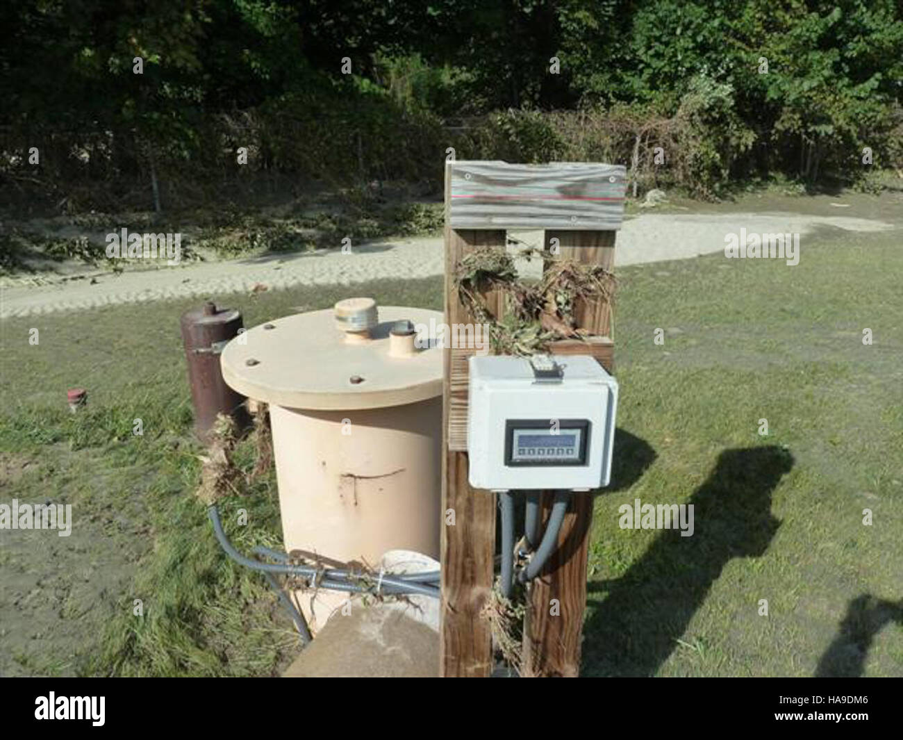 Damage caused at White River National Fish Hatchery (NFH) in Bethel ...