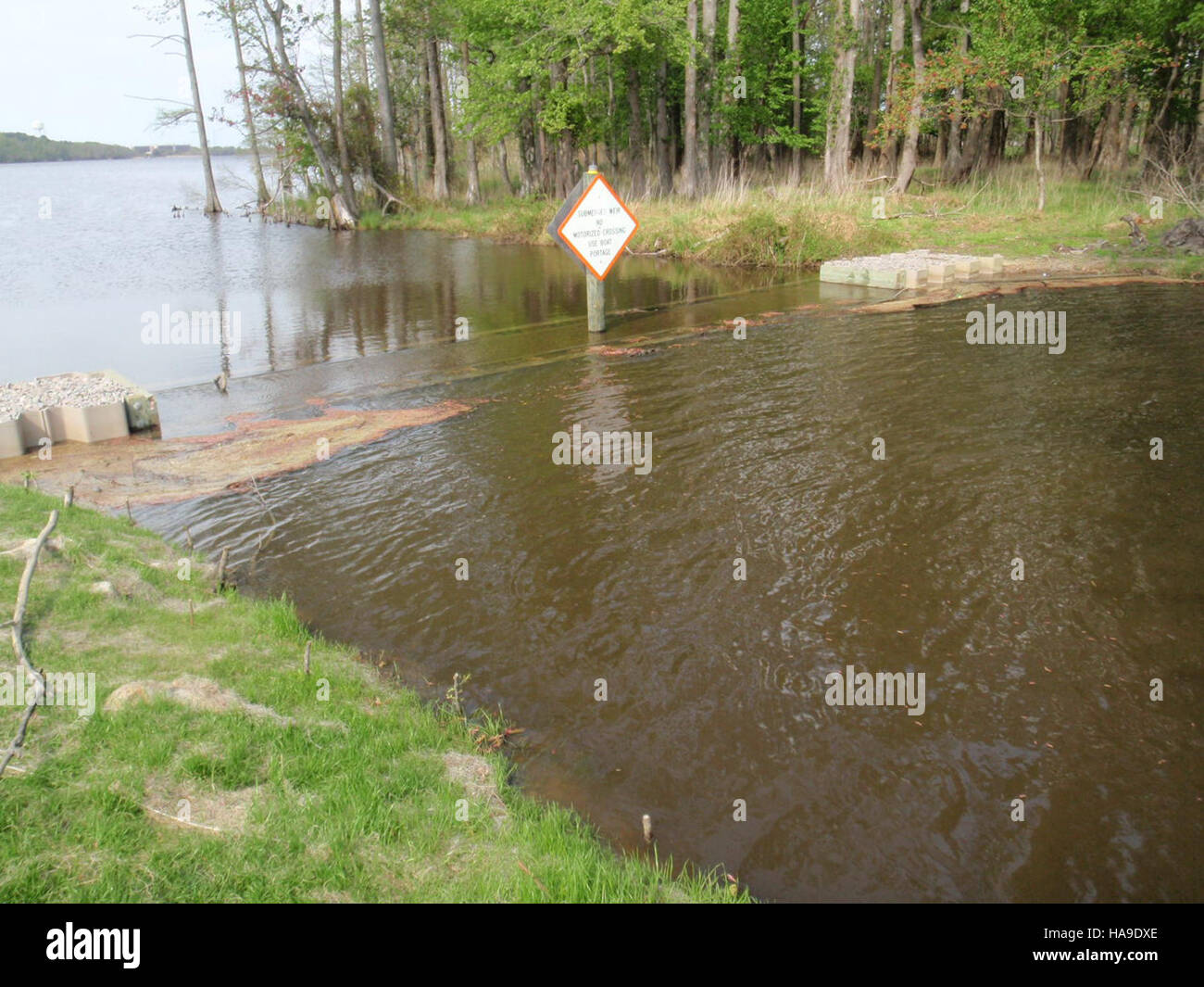 A fish weir has been installed at Lake Tecumseh National Park to assist ...