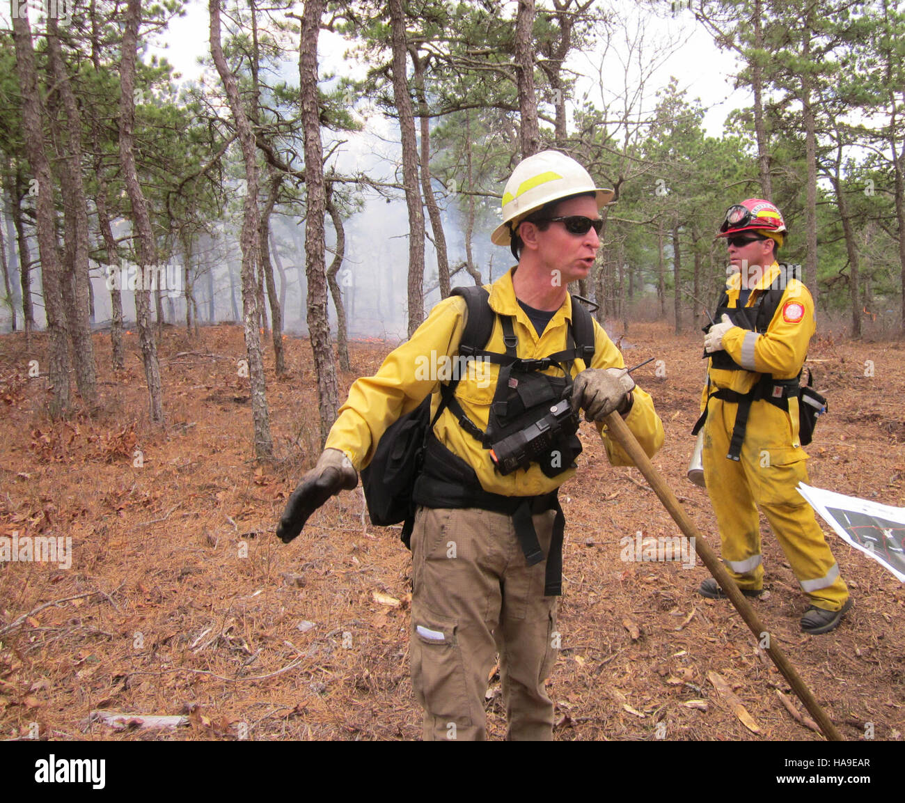 A Fire Management Officer in action, demonstrating the importance of ...