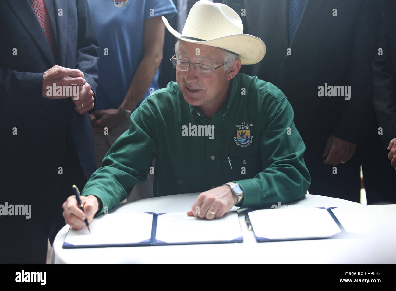 Secretary Salazar signs a key document advancing conservation efforts ...