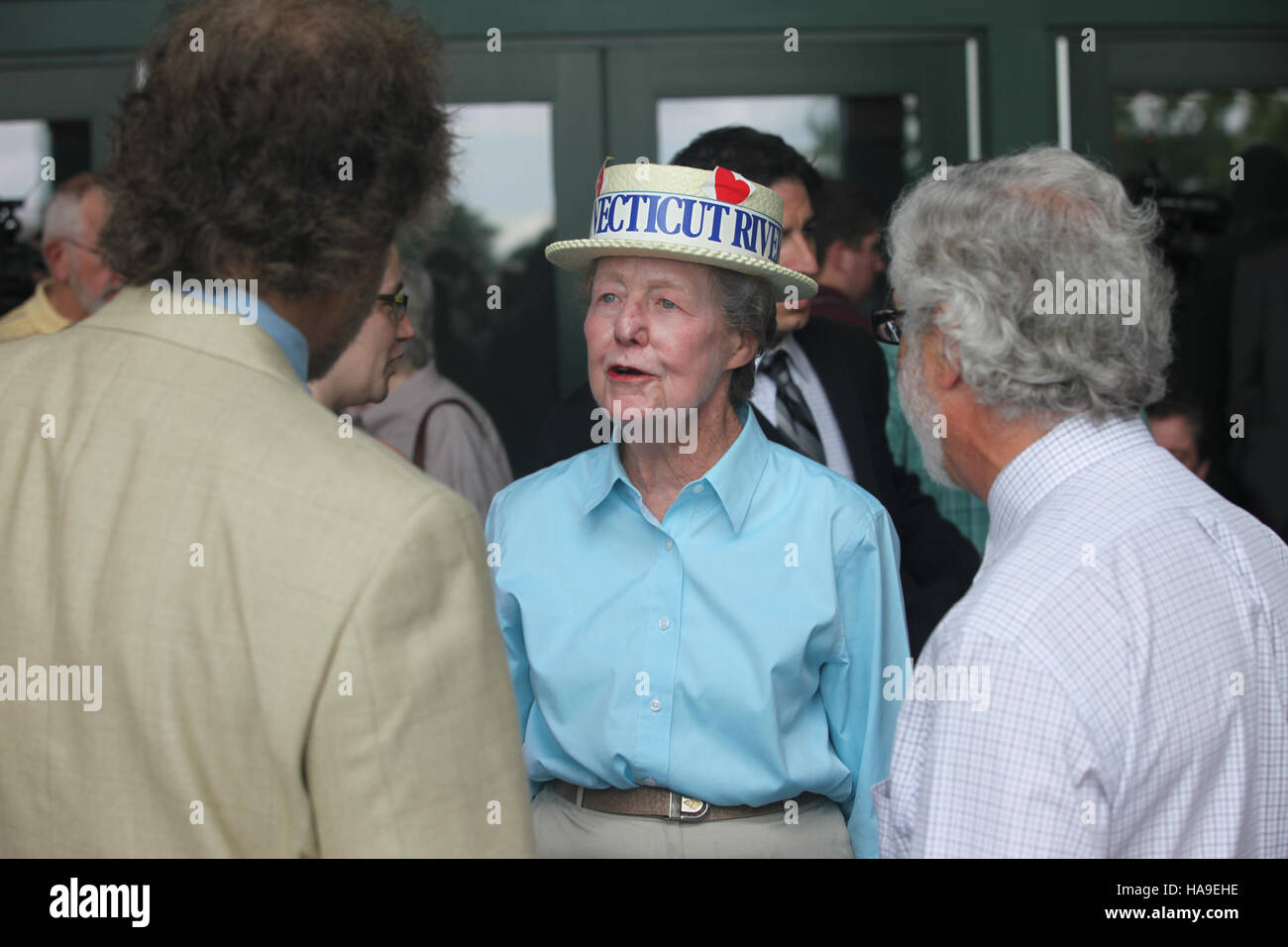 The festive Connecticut River hat, worn by participants during local ...