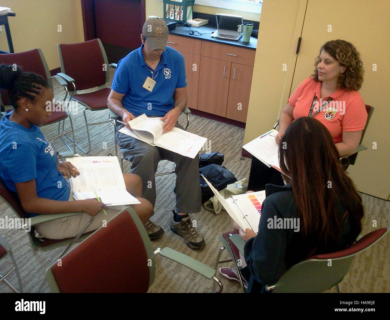 A photo of a mentoring program within a National Park, showcasing a ...