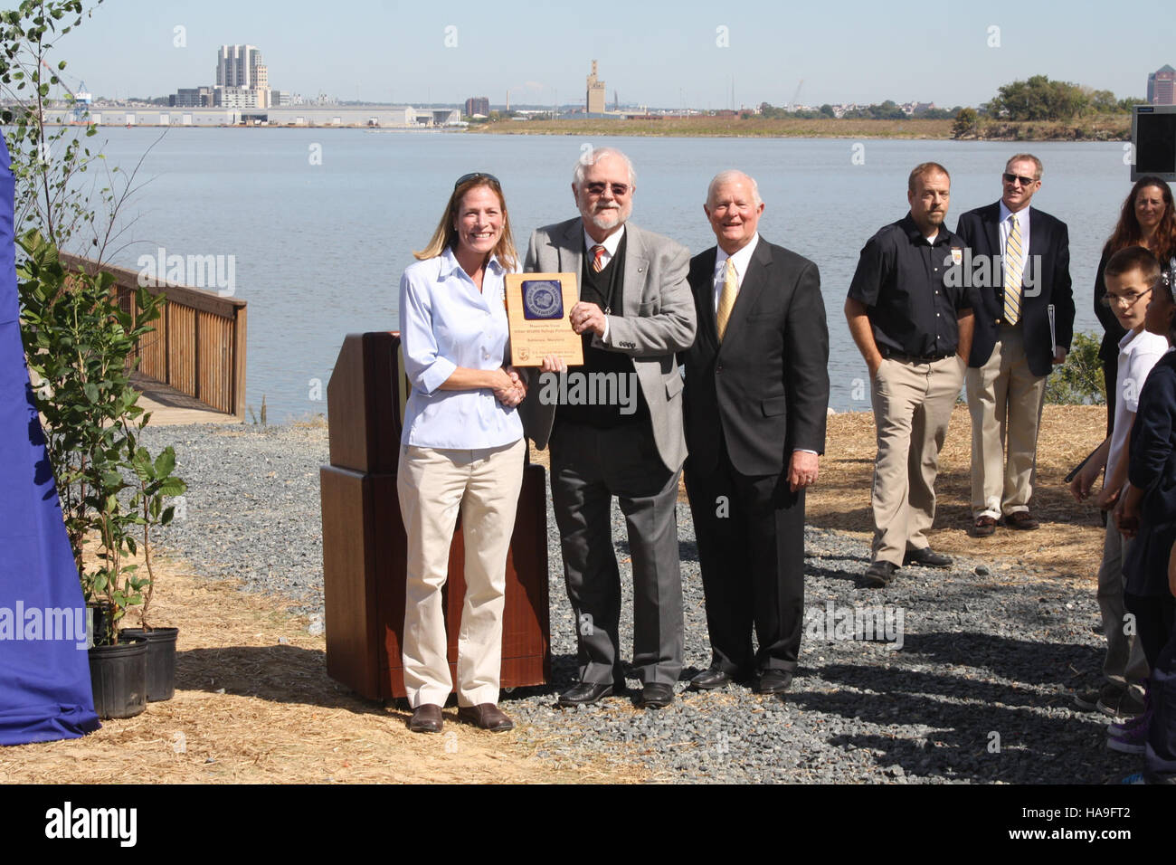 A new designation plaque was presented at the Patuxent Research Refuge ...