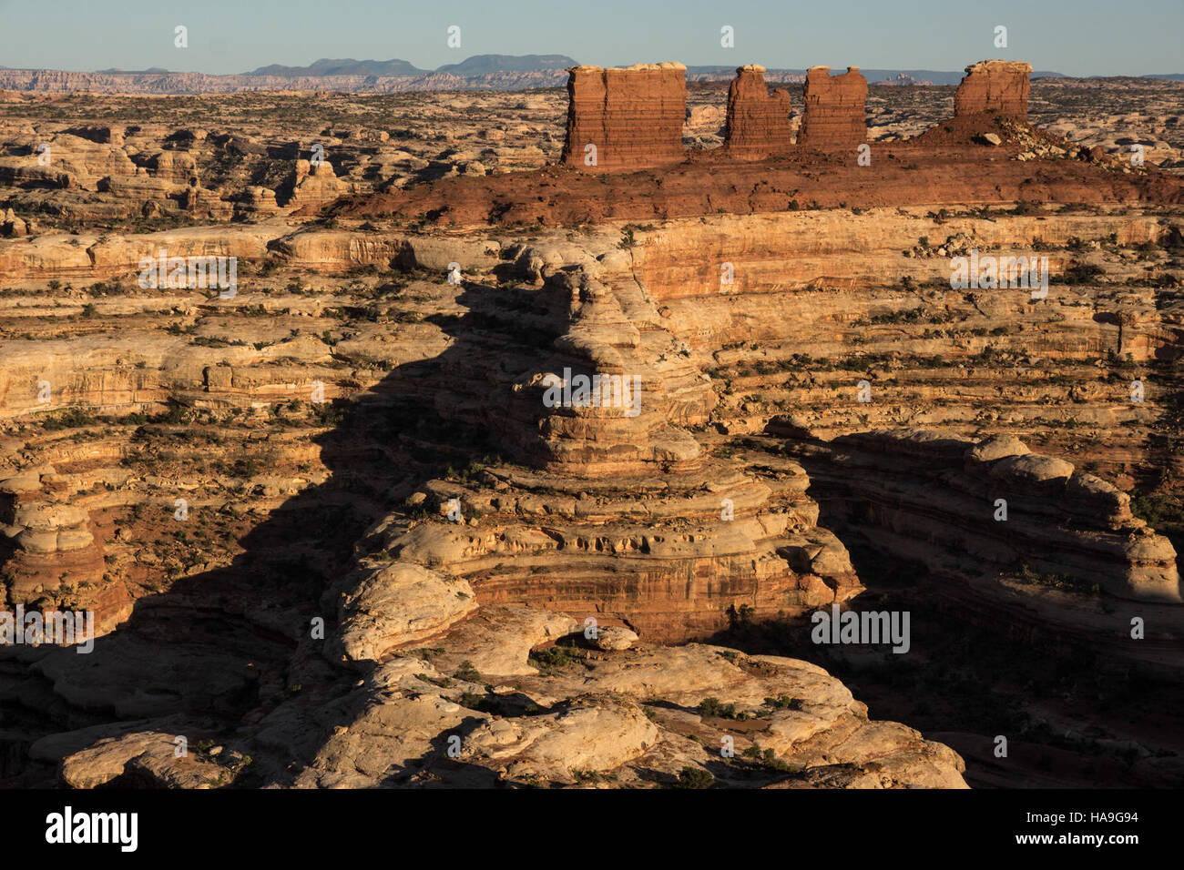 The Chocolate Drops, a unique rock formation in Canyonlands National ...