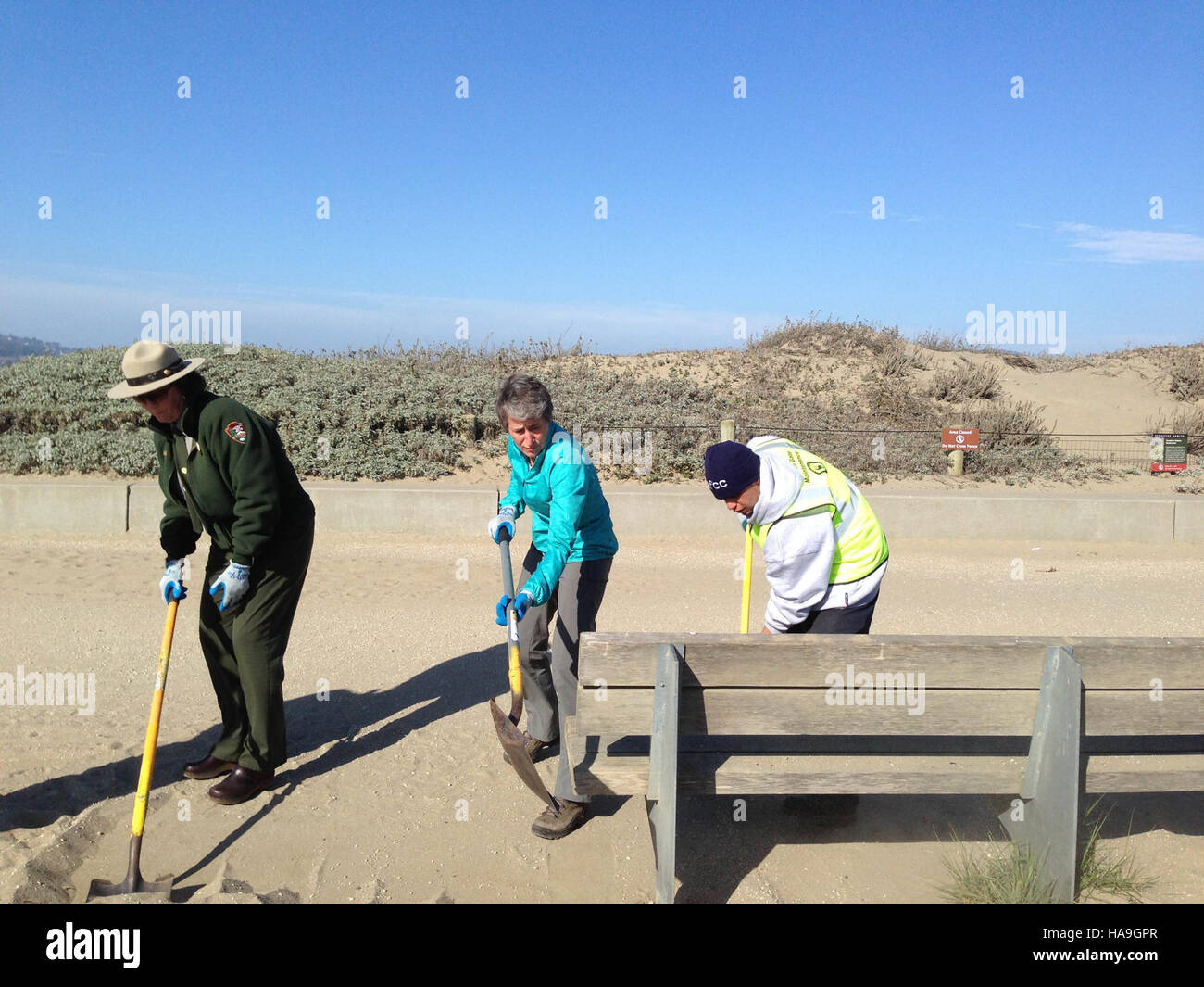 Chrissy Field in the Golden Gate National Recreation Area, a site ...