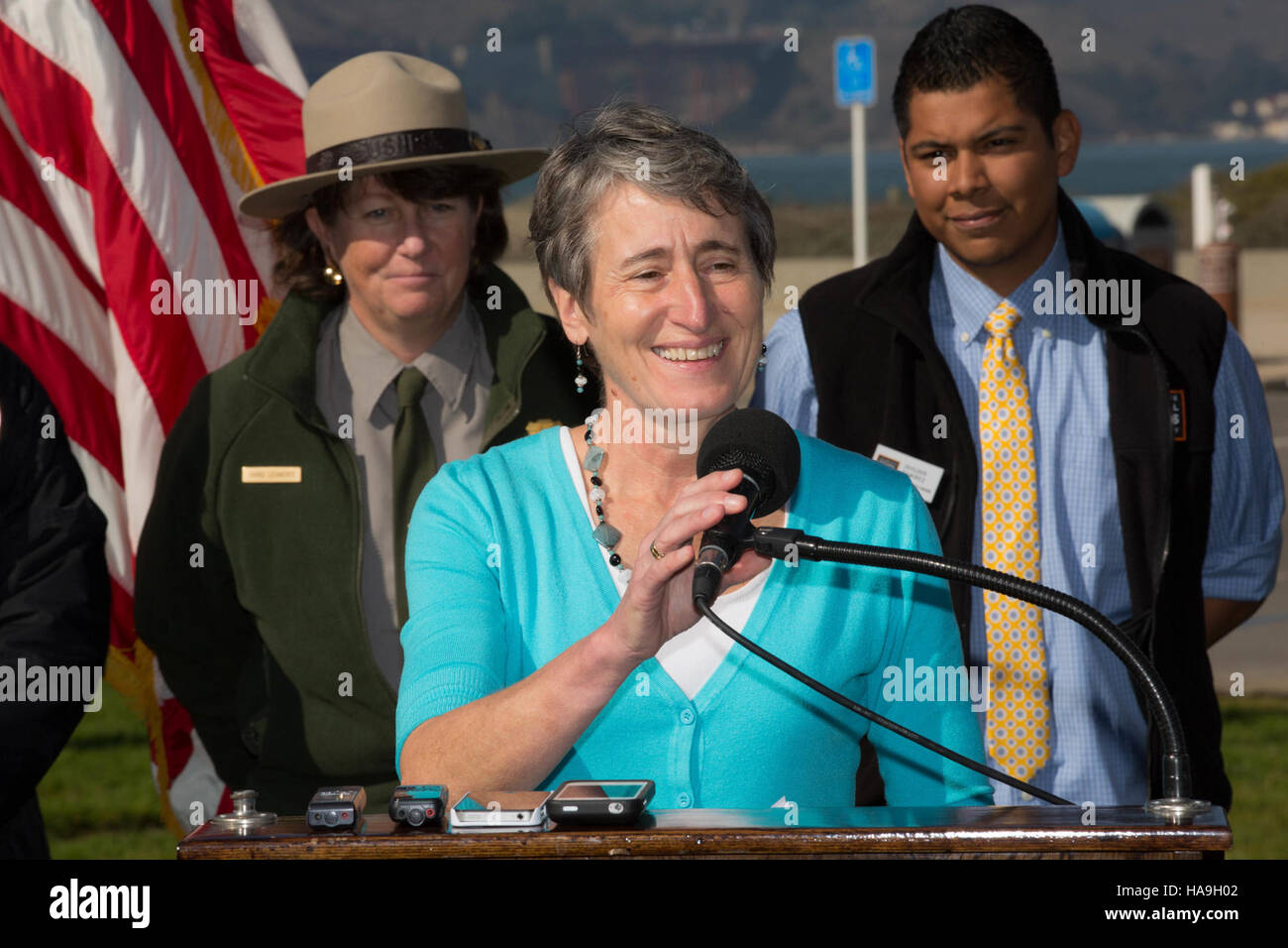 At Chrissy Field in Golden Gate National Recreation Area, visitors ...