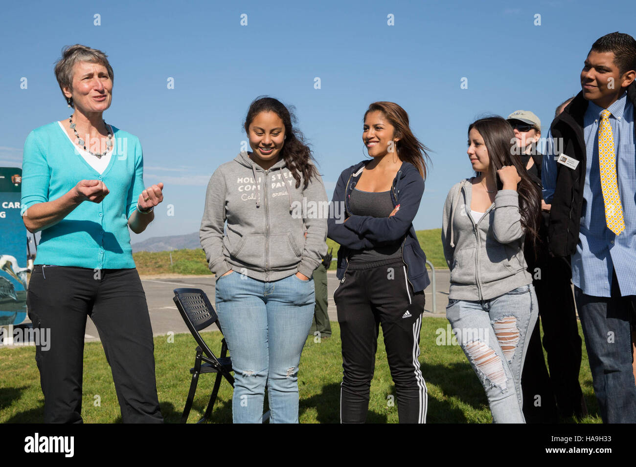 A photo of Chrissy Field, located within the Golden Gate National ...