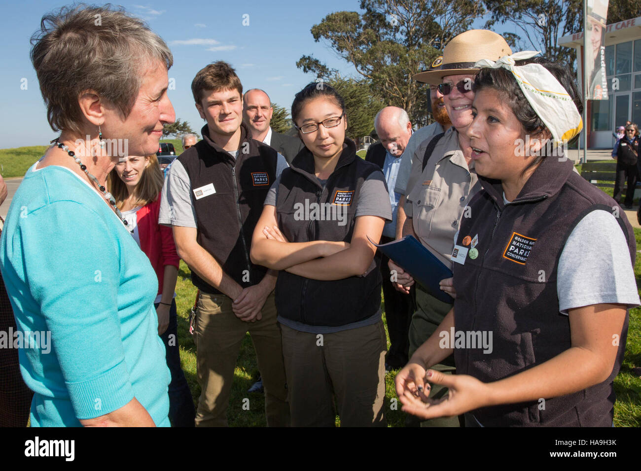 Chrissy Field, a popular area in the Golden Gate National Recreation ...
