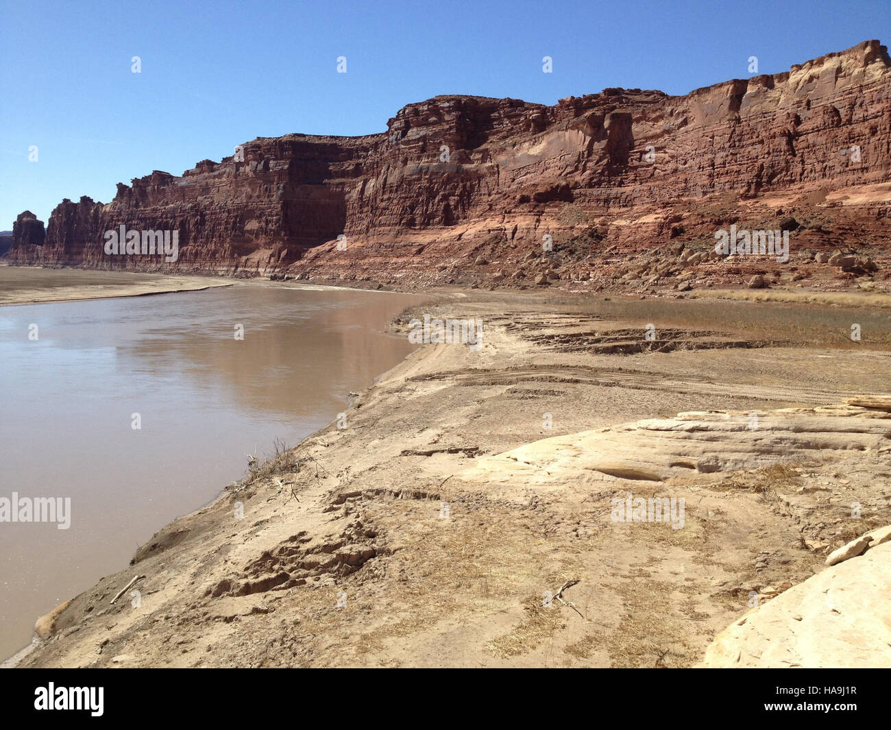 A view of the Hite Area in Canyonlands National Park, captured on March ...