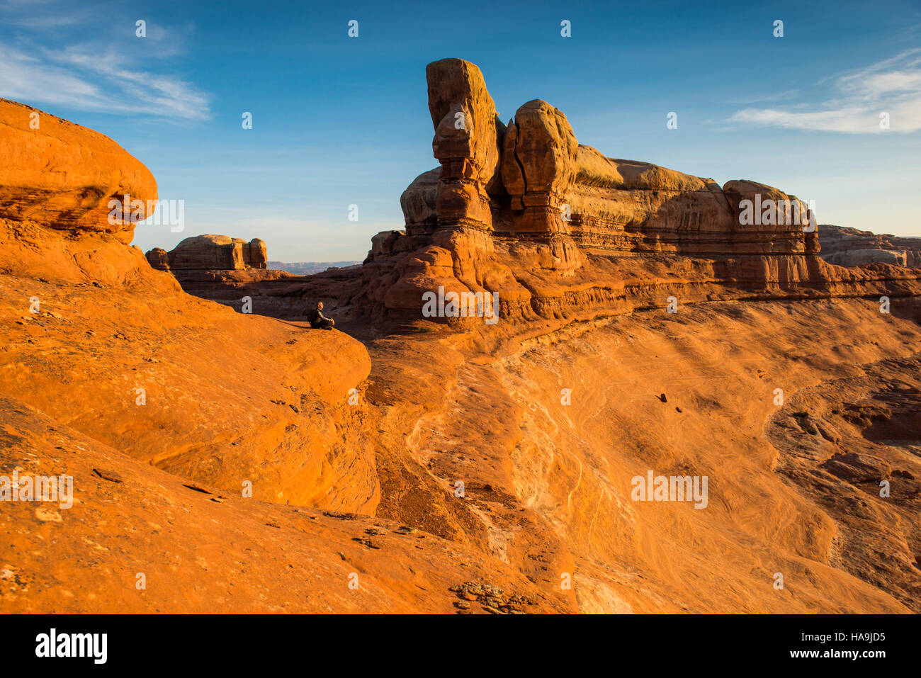 The Needles District in Canyonlands National Park features dramatic ...