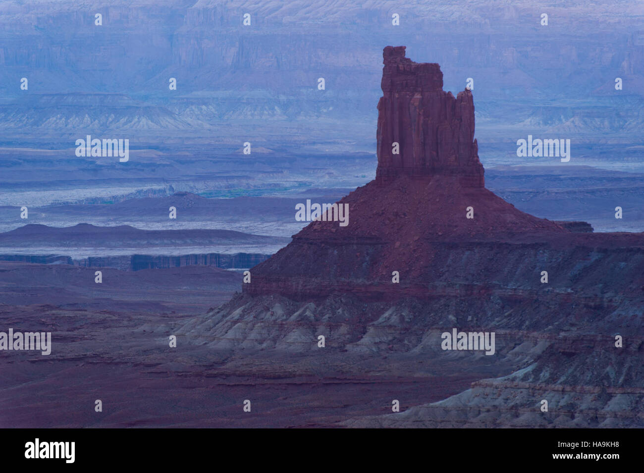 Candlestick Tower is a notable geological formation in Canyonlands ...