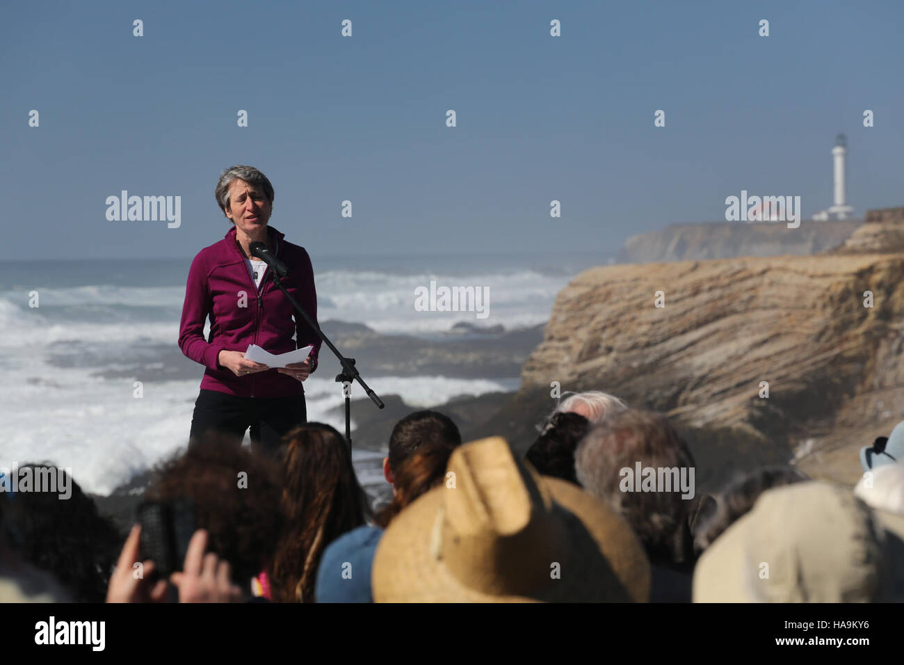 Secretary Jewell visited the California Coastal National Monument, a ...