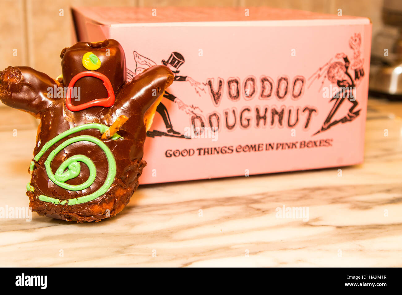 Famous American Voodoo doughnut with locations in Portland and Eugene ...