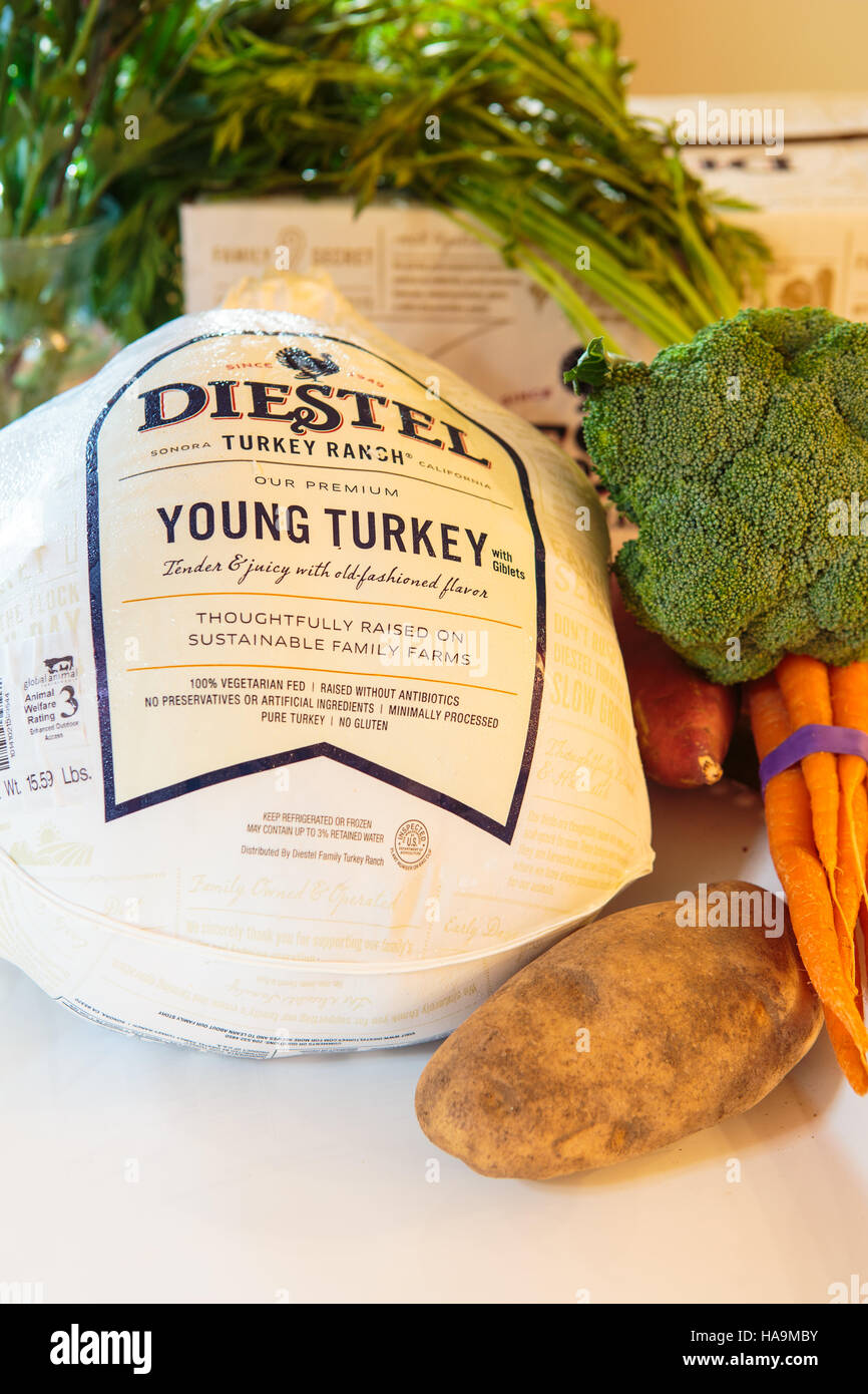 Sustainable family farmed fresh turkey produced on the Diestel turkey ...