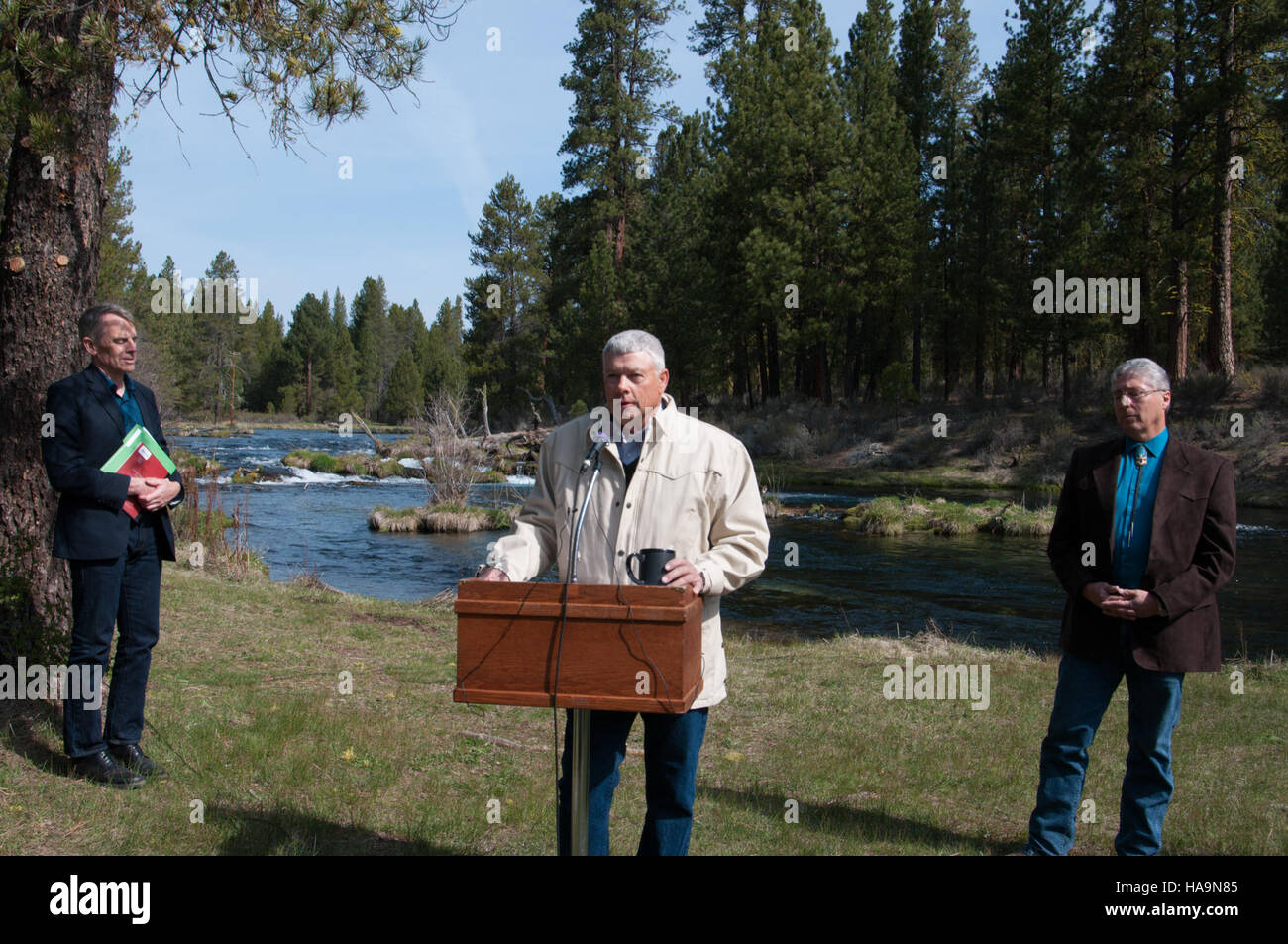 Rancher Roger Nicholson is featured in this depiction of national park ...