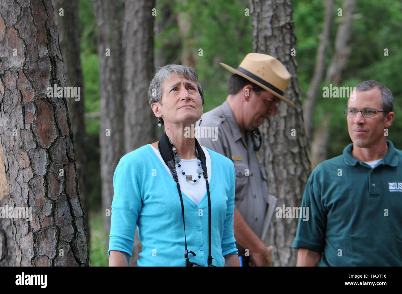 This image depicts a National Park managed by the U.S. Department of the Interior, highlighting ...