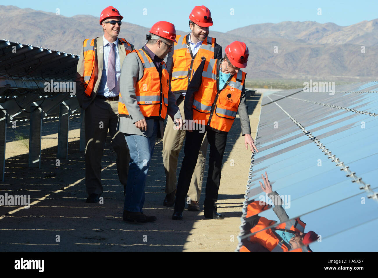 The First Solar Desert Sunlight Solar Farm, located near a National ...