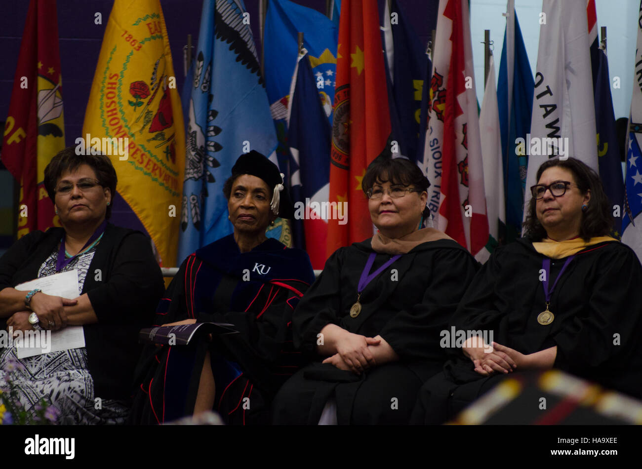 Secretary of the Interior Sally Jewell attended the Haskell Indian ...