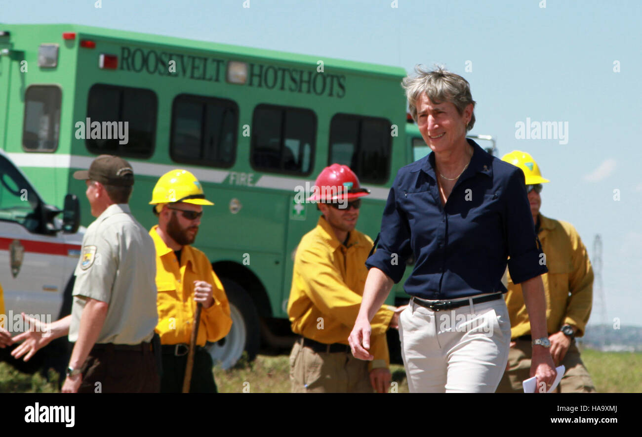SJ Hotshots, a wildland firefighting crew, is seen in action within a ...