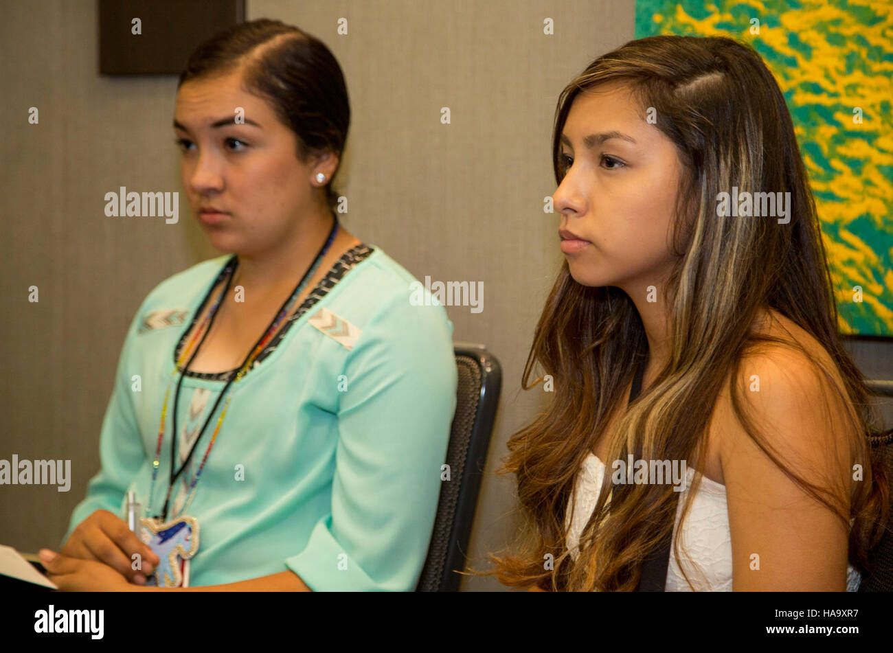 Native american youth summit hi-res stock photography and images - Alamy