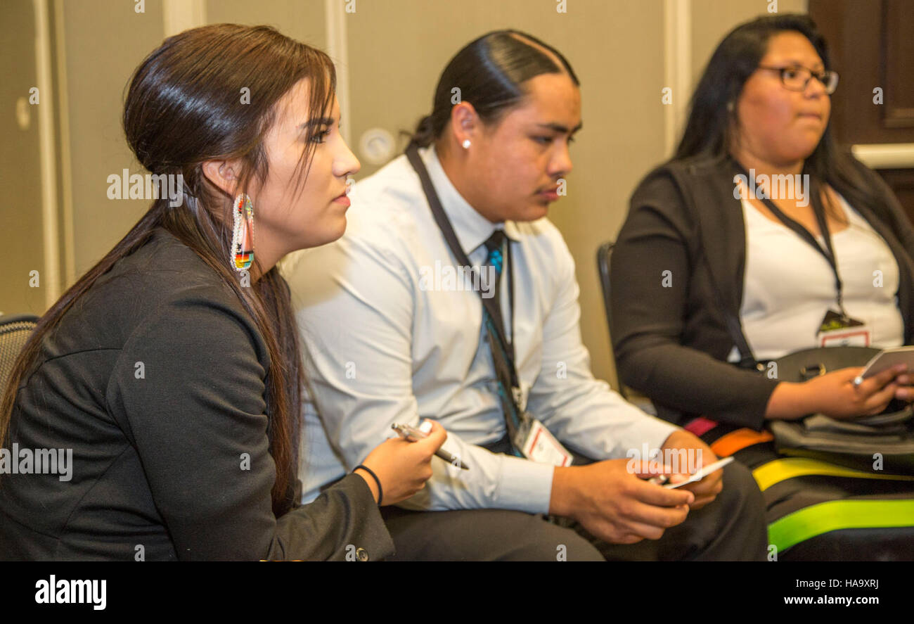 Native american youth summit hi-res stock photography and images - Alamy