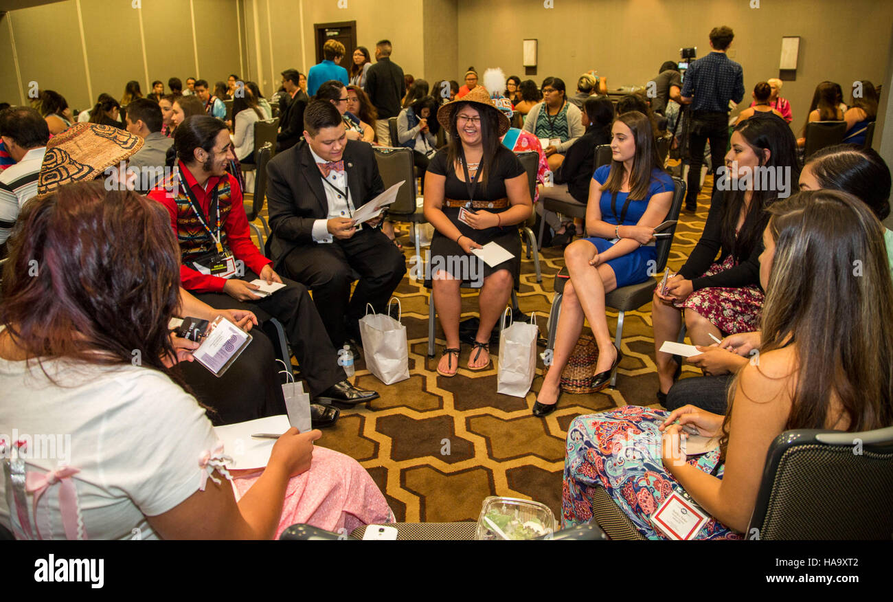 Native american youth summit hi-res stock photography and images - Alamy