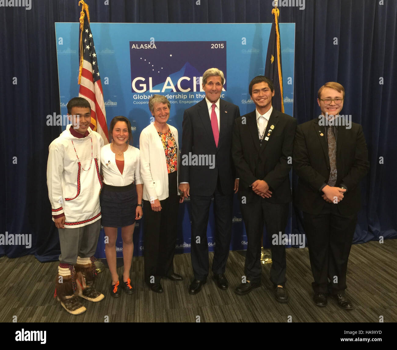 usinterior 20410048033 Secretary Jewell & Secretary Kerry with Arctic ...
