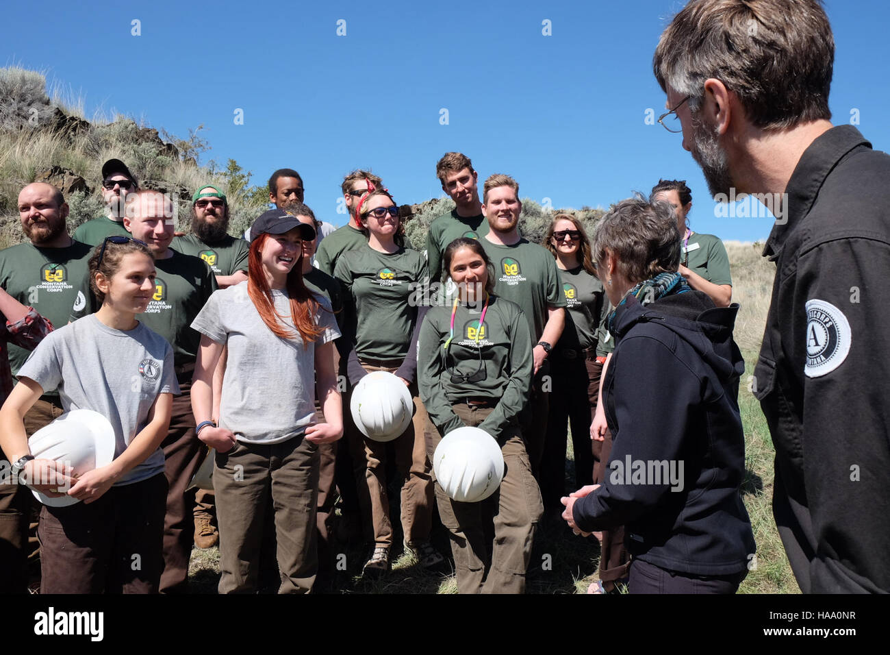 The Montana Conservation Corps works within national parks to implement ...