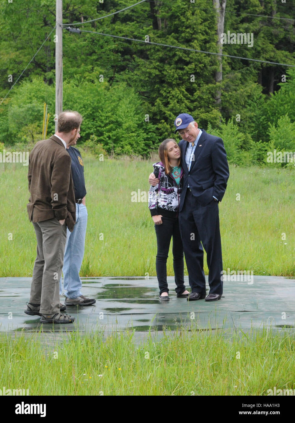 This image captures the moment when Secretary Salazar set a deadline ...