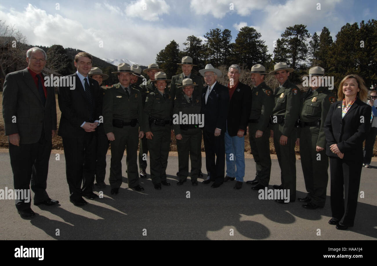 The dedication of the Rocky Mountain National Park Wilderness on April ...