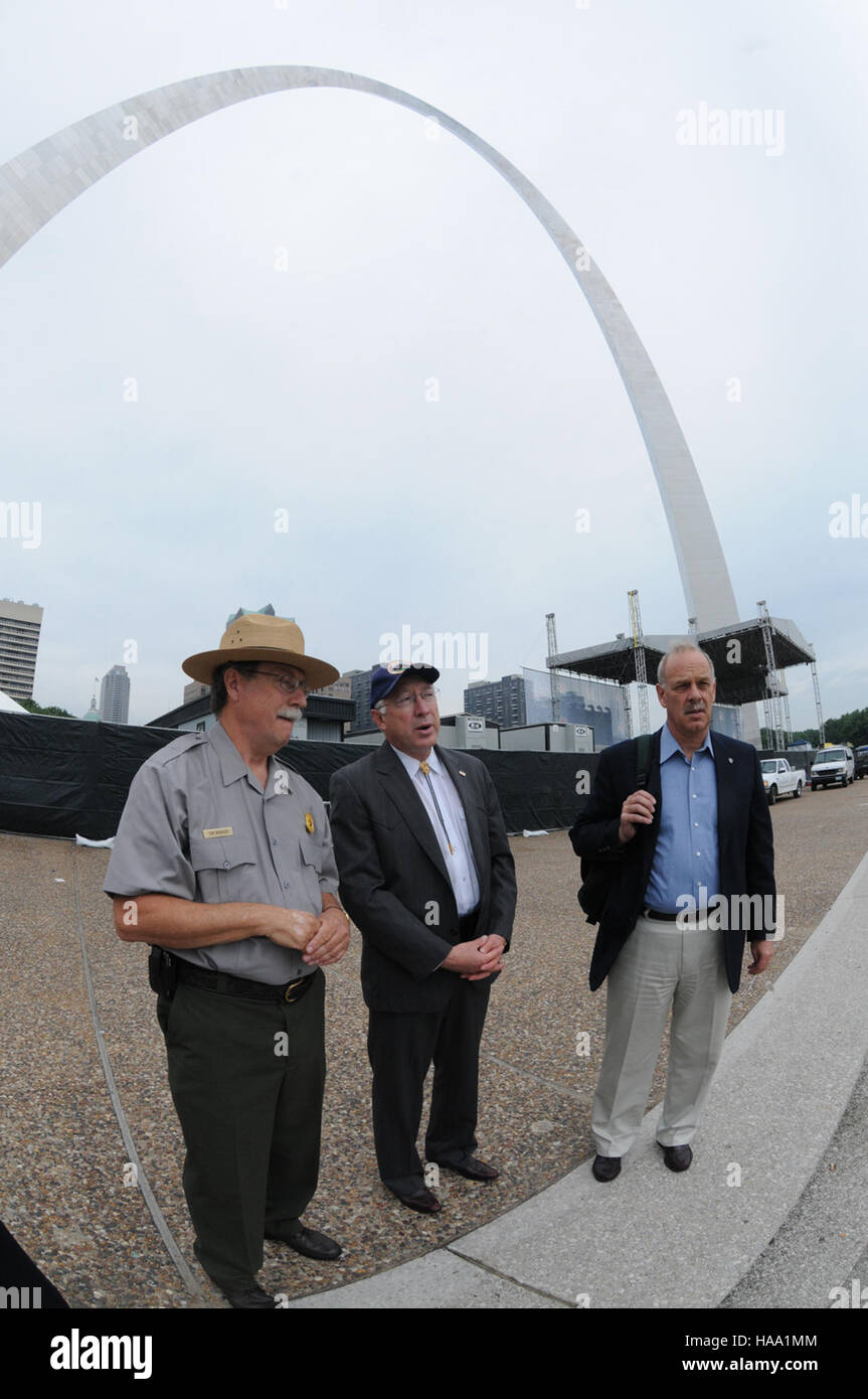 The visit to the St. Louis Arch on July 10, 2009, celebrated the ...