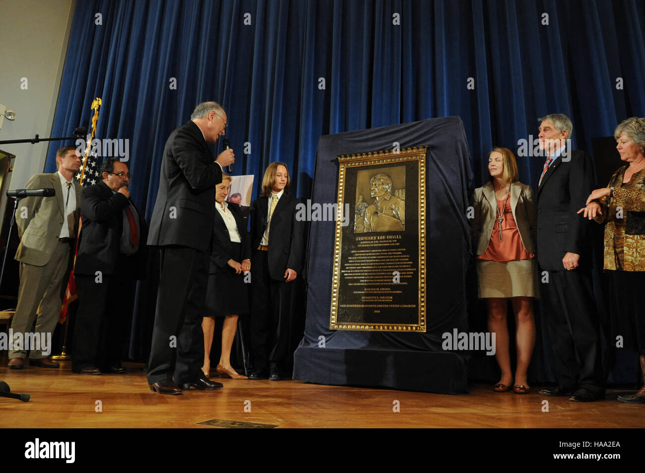 The dedication ceremony of the Stewart Lee Udall Interior Building ...