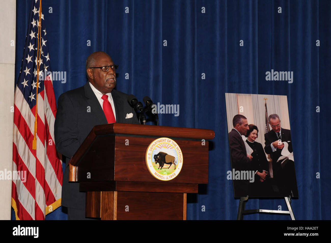 The dedication of the Stewart Lee Udall Interior Building honors the ...